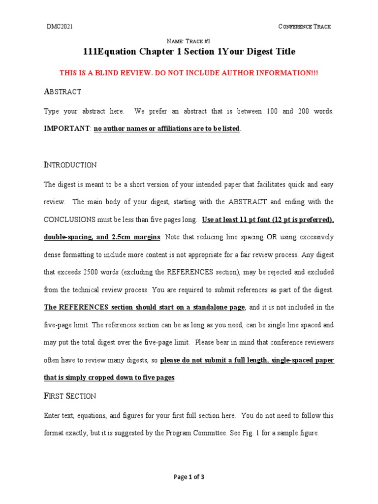 DIGEST Template Final | PDF