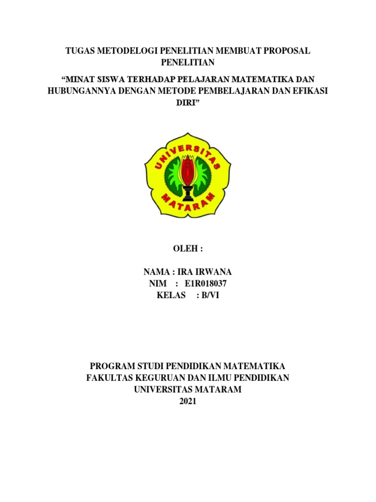 Tugas Proposal | PDF