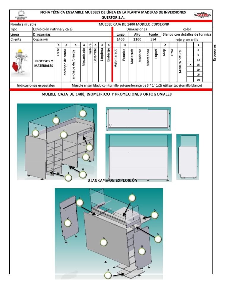 Manuales de Ensamble | PDF | Tornillo | Madera
