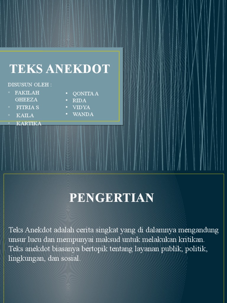 Teks Anekdot | PDF | Fiksi Umum