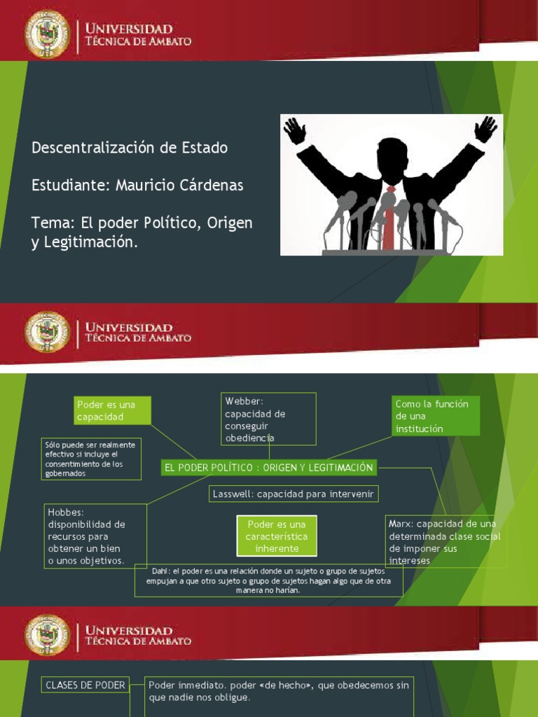 Poder Político: Origen y Legitimación | PDF | Legitimidad (política ...