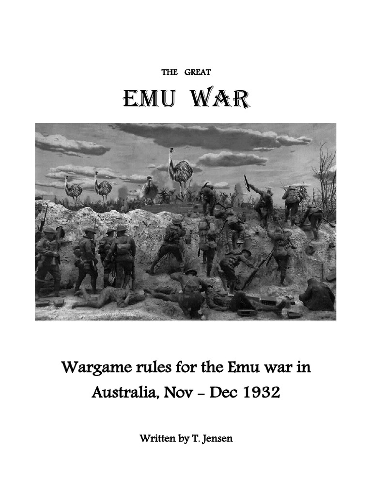 The Great Emu War: Wargame Rules | PDF | Firearms | Artillery