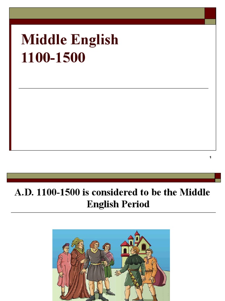 Middle English 1100-1500 | PDF | Norman Conquest Of England | English ...