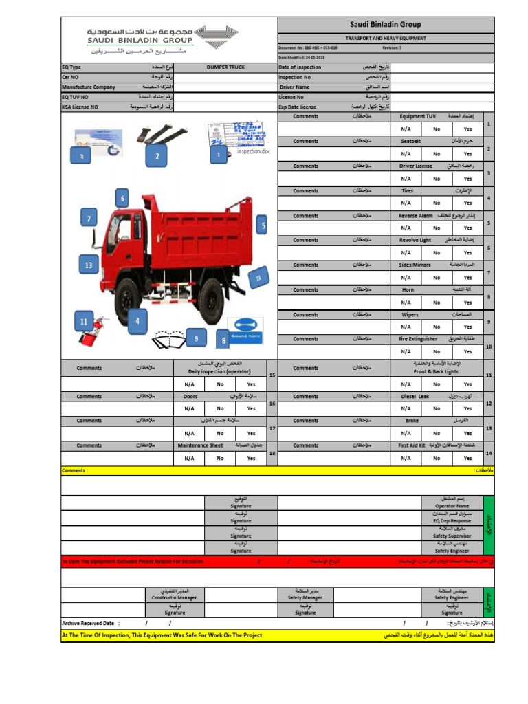 015-19 Dumper Truck | PDF | Automotive Industry | Manufactured Goods