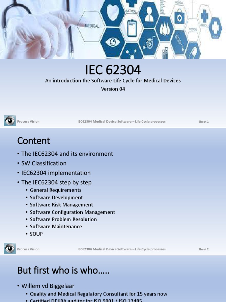 IEC 62304 Medical Device Software Life Cycle | PDF | Risk Management ...