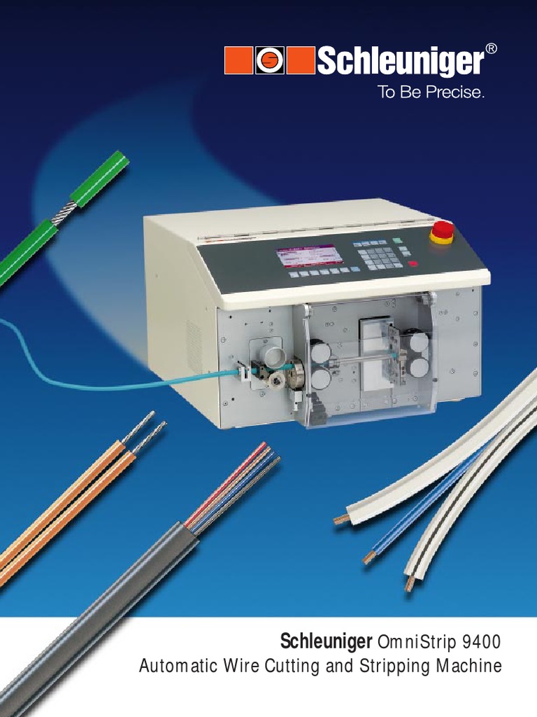 Schleuniger: Omnistrip 9400 Automatic Wire Cutting and Stripping ...