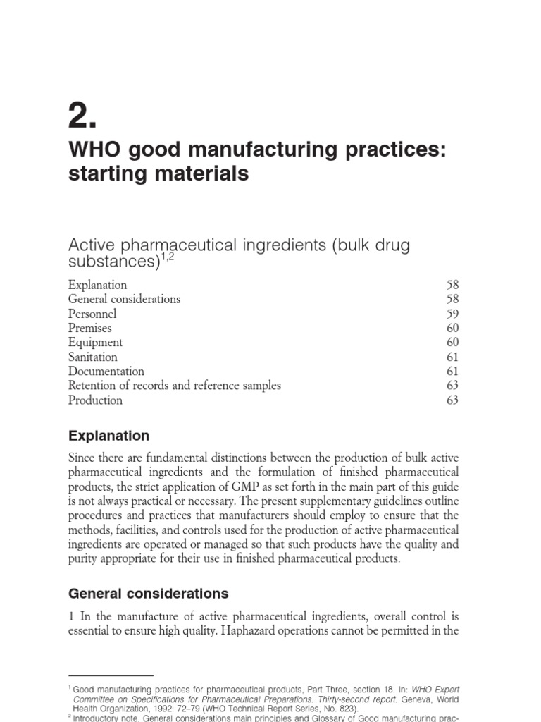 Who GMP2 | PDF | Specification (Technical Standard) | Quality Assurance