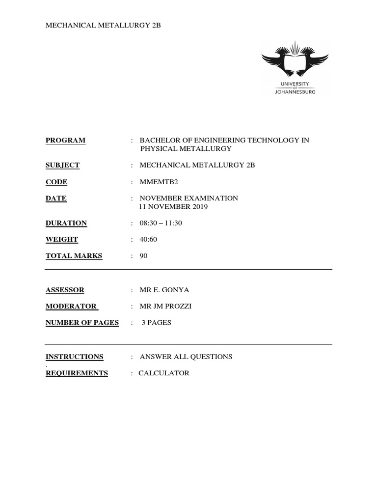 Mmemtb2 Main PDF | PDF | Dislocation | Yield (Engineering)