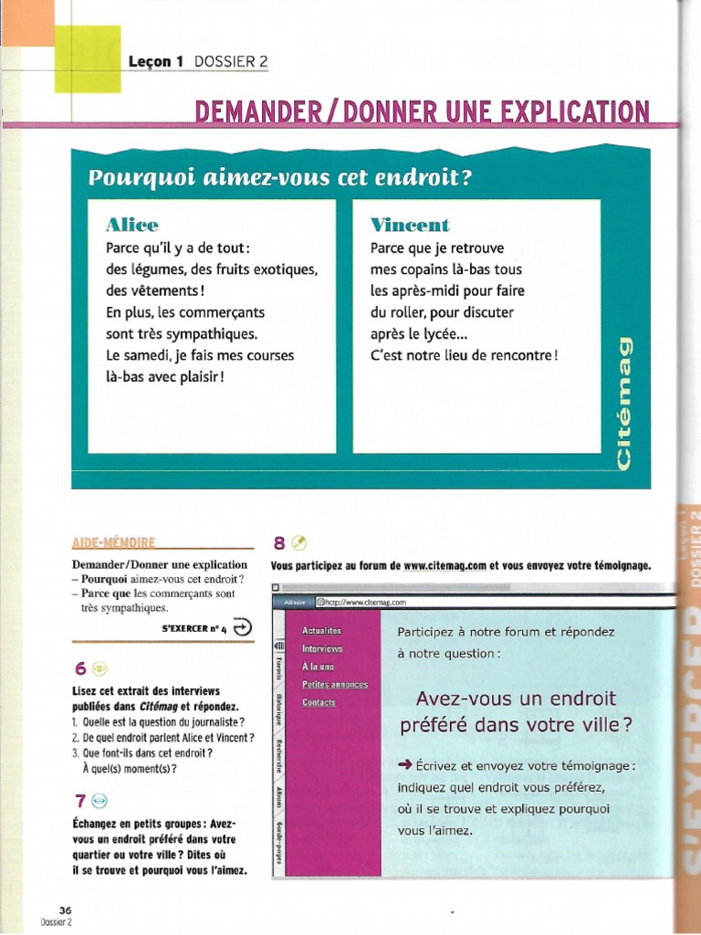 Dossier 2 - Lecon 1 - p3 | PDF