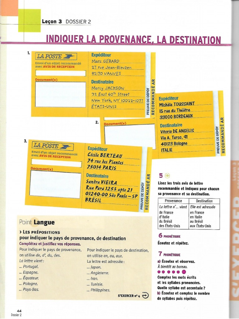 Dossier 2 - Lecon 3 - p3 | PDF