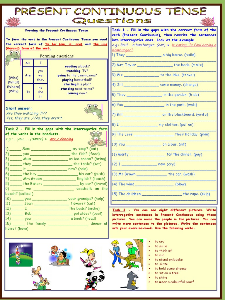 Forming Questions: E.g.: Paul A Hamburger. (Eat) | PDF | Question | Verb