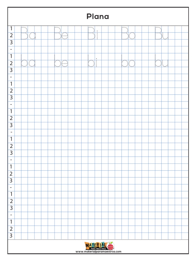 Practicando La Escritura de Las Silabas Simples | PDF