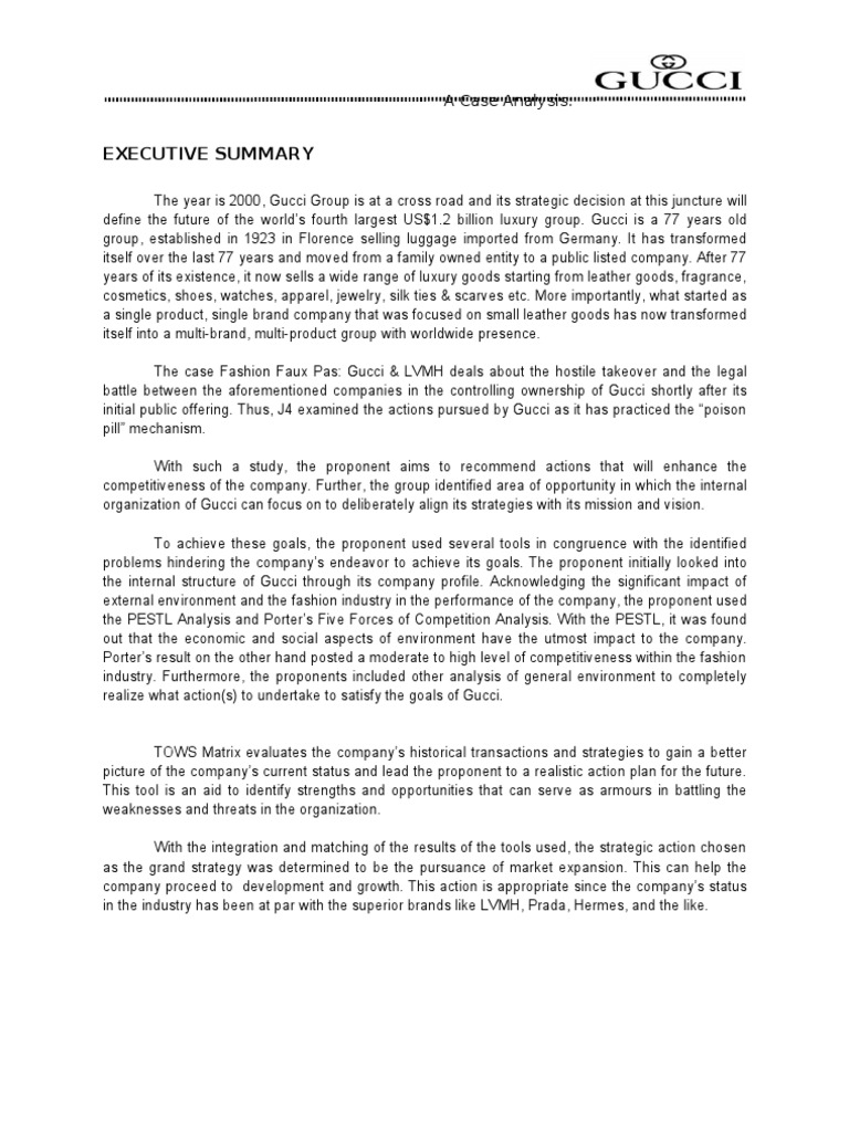 GUCCI (Paper 7) | PDF | Luxury Goods | Brand
