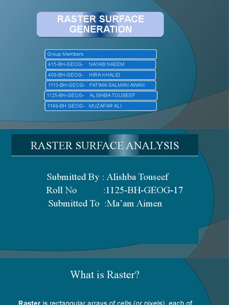 Raster Surface Generation | PDF
