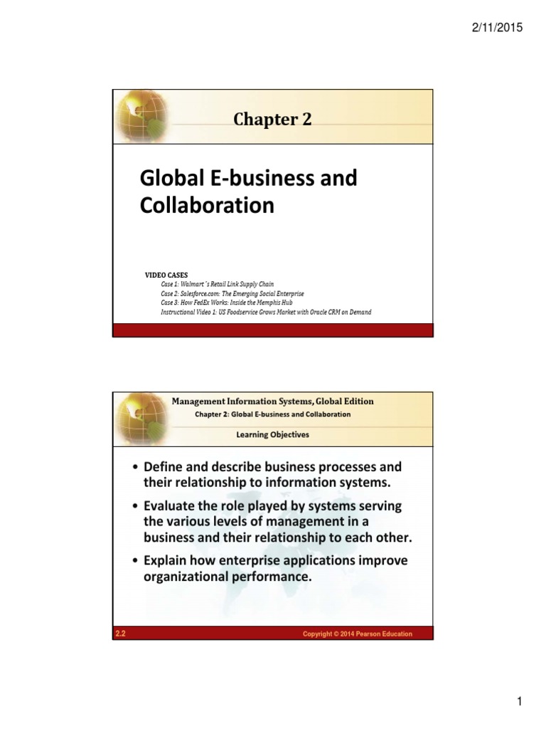 Global E Business and Collaboration | PDF | Collaboration | Information ...