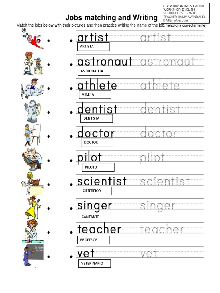 Jobs Reading Comprehension Exercises - 63537 | PDF