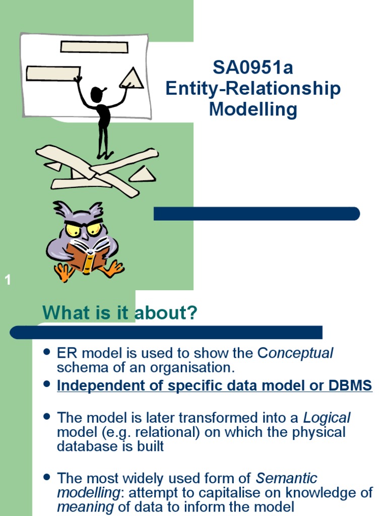 SA0951a Entity-Relationship Modelling | PDF | Conceptual Model ...