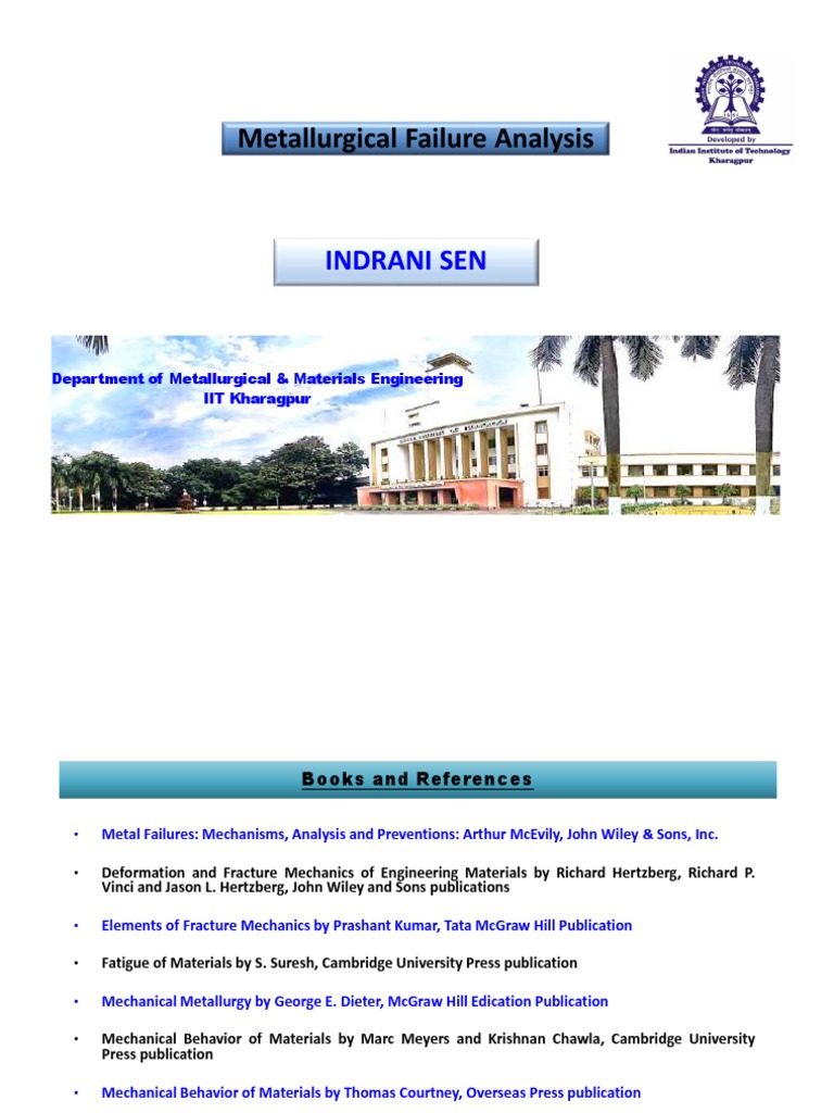 Metallurgical Failure Analysis-I | PDF | Fracture | Fracture Mechanics