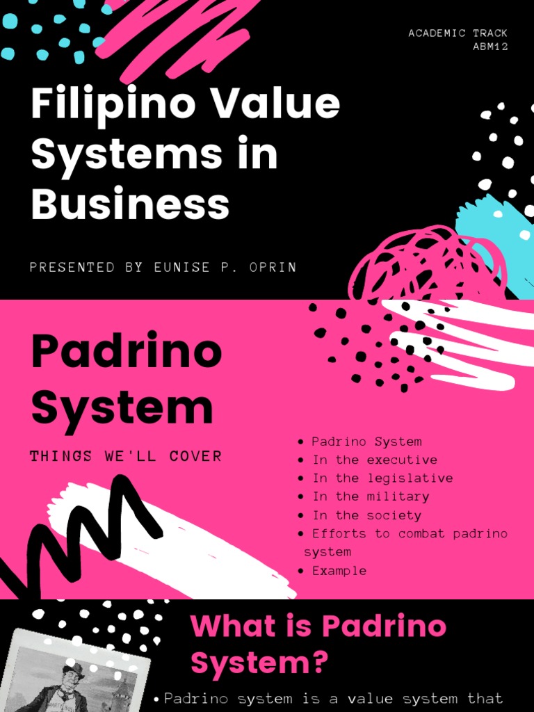 Filipino Value Systems in Business Padrino System Manana Habit Report | PDF