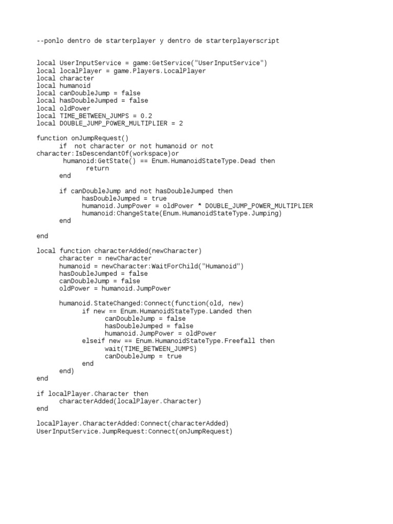 Doble Salto Script | PDF | Computers
