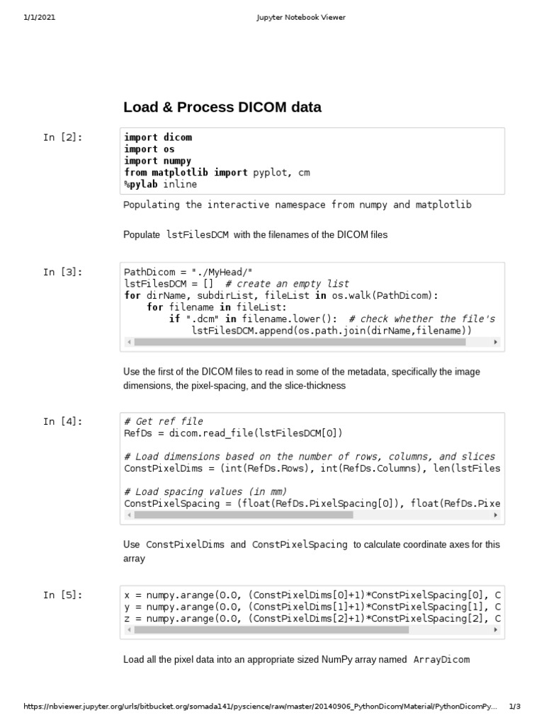 Dicom Image 3D Mainpulation | PDF | Data Management | Computer Data