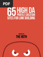 Backlinks List | PDF | Web Software | Human–Computer Interaction