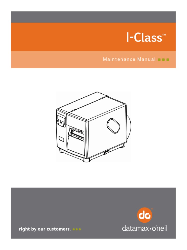 Datamax I Class | PDF | Printer (Computing) | License