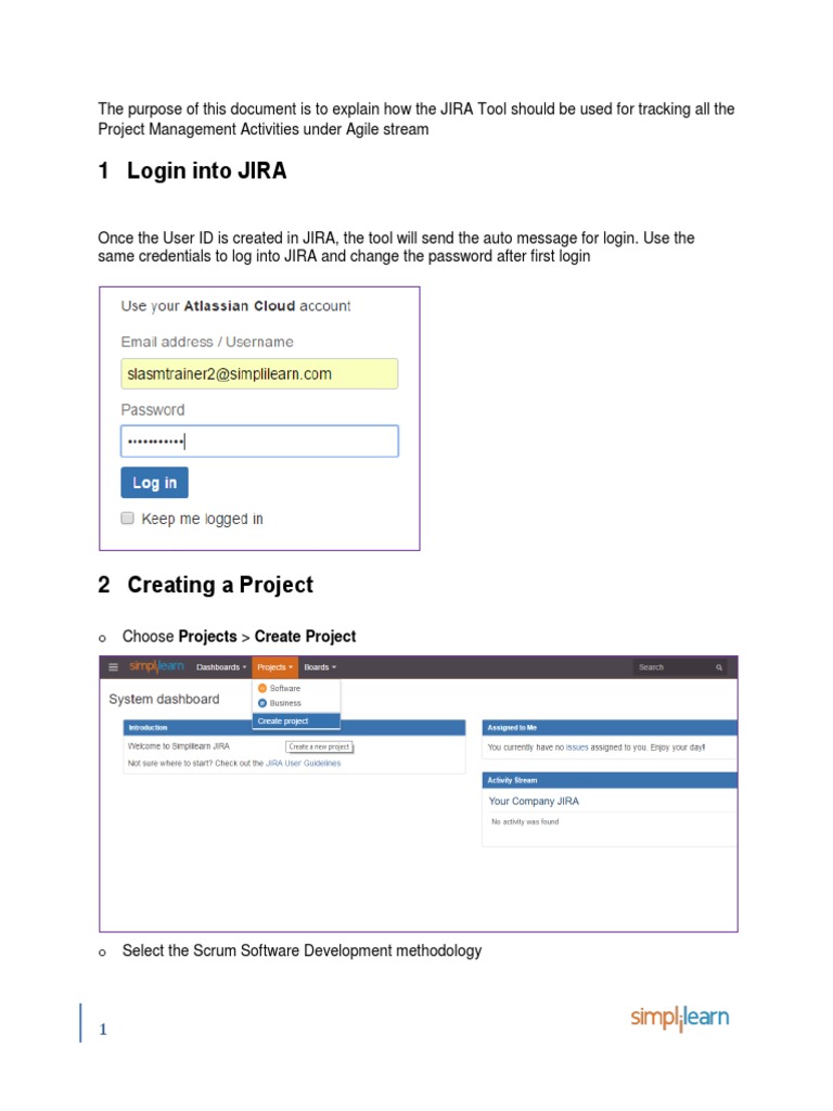 JIRA Interface Guidelines | PDF | Scrum (Software Development ...
