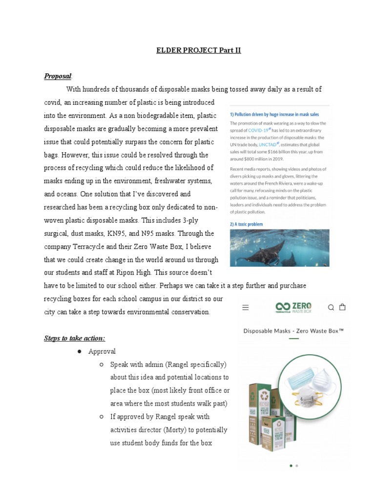 The Elder Project Terracycle Zero Waste Box | PDF | Recycling | Waste
