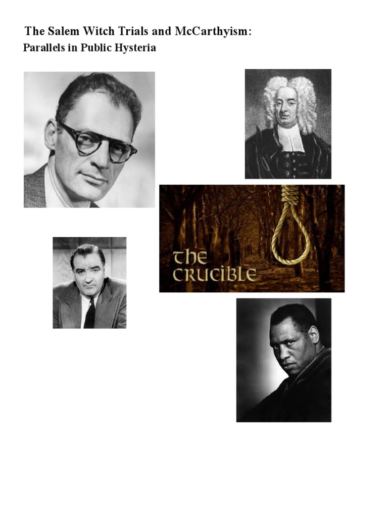 Reagan Walsh - The Salem Witch Trials and Mccarthyism | PDF | Joseph Mc ...