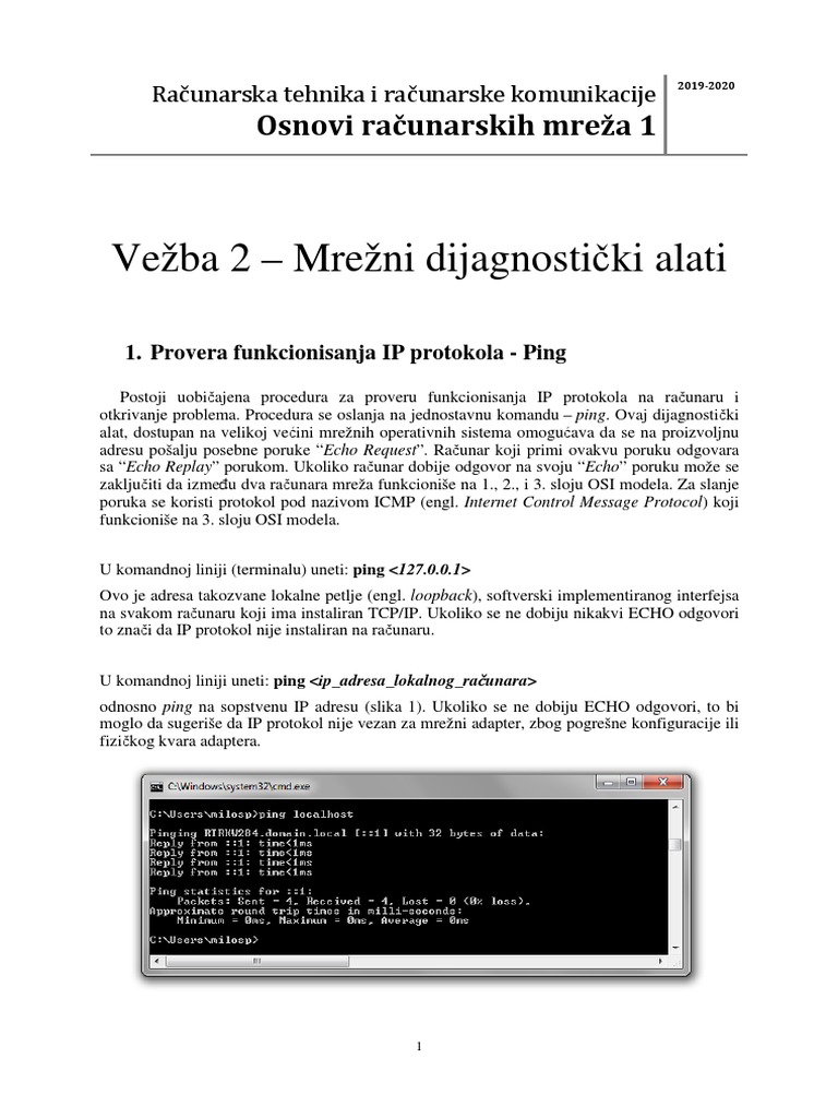 Vezba 2 | PDF