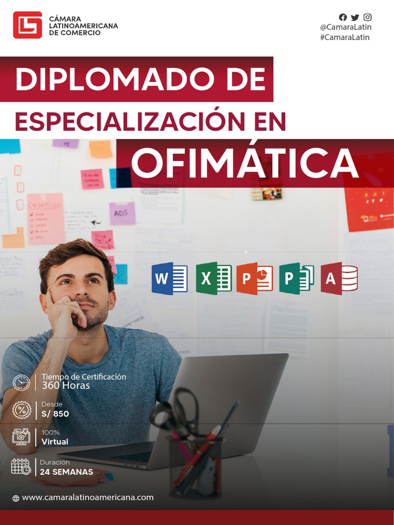 Brochure Ofimática | PDF | Microsoft PowerPoint | Microsoft Excel