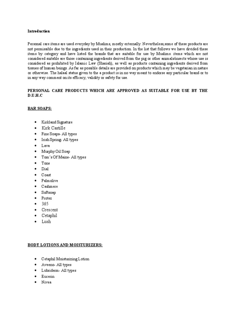 Darul Uloom Halal List | PDF | Potato Chip | Snack Food