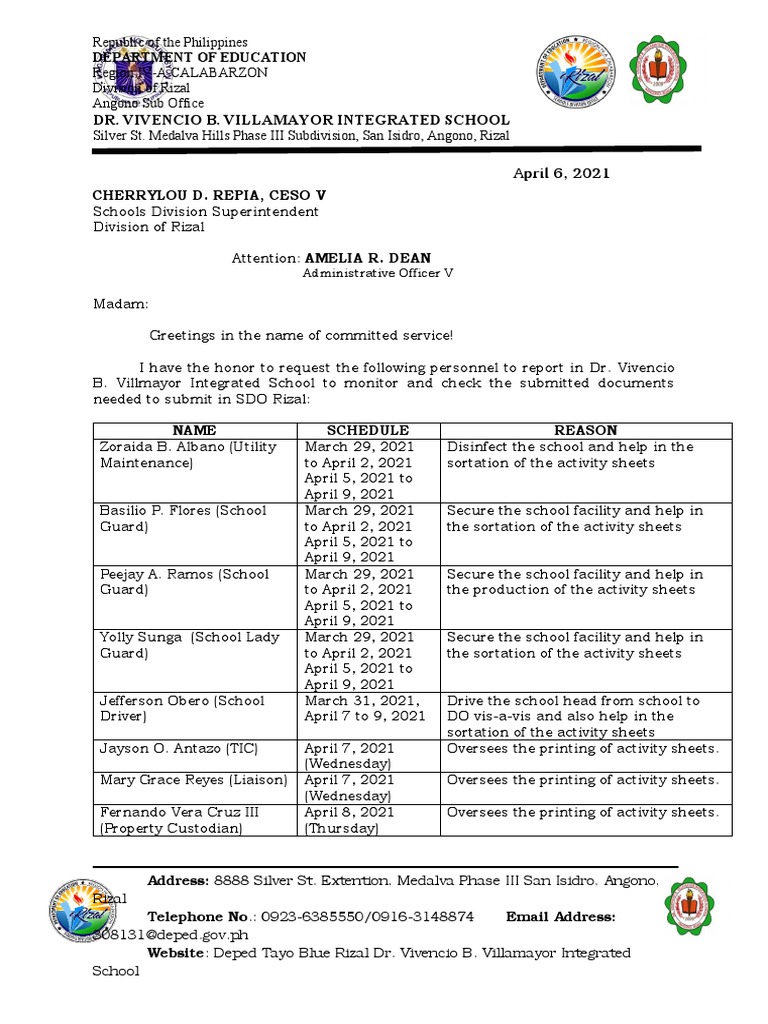 Letter To SDS On Hazzard Edited | PDF | Wellness