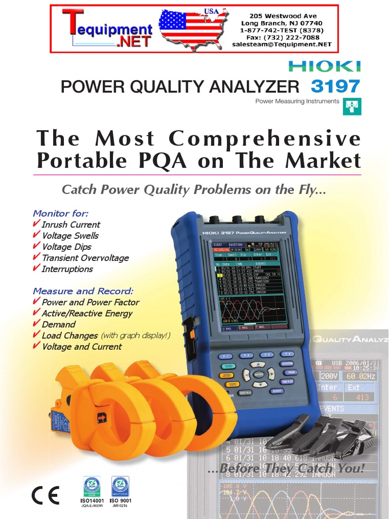 The Most Comprehensive Portable PQA On The Market: Power Quality ...