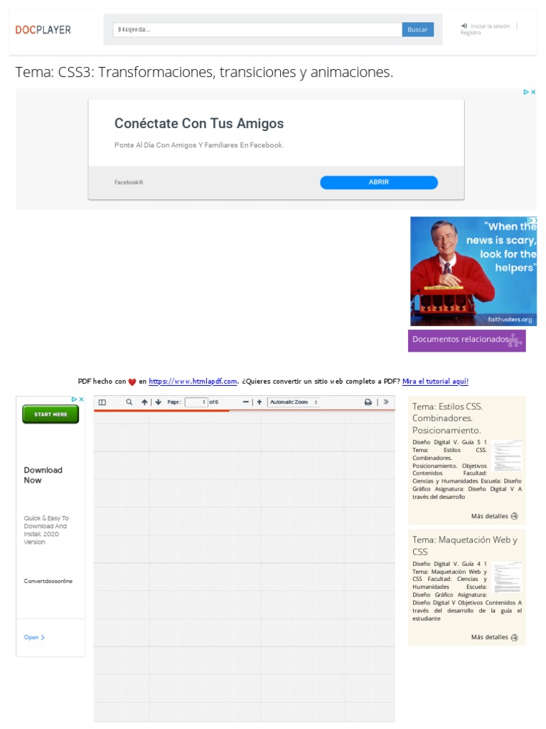 Transformaciones Transiciones y Animaciones - HTML | PDF | HTML | Adobe Dreamweaver