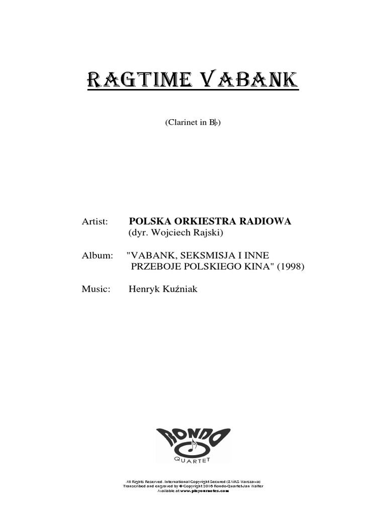 Nuty Na Klarnet | PDF