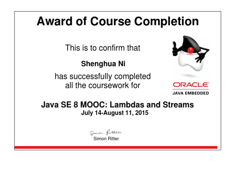 Java SE 8 MOOC Lambdas and Streams | PDF