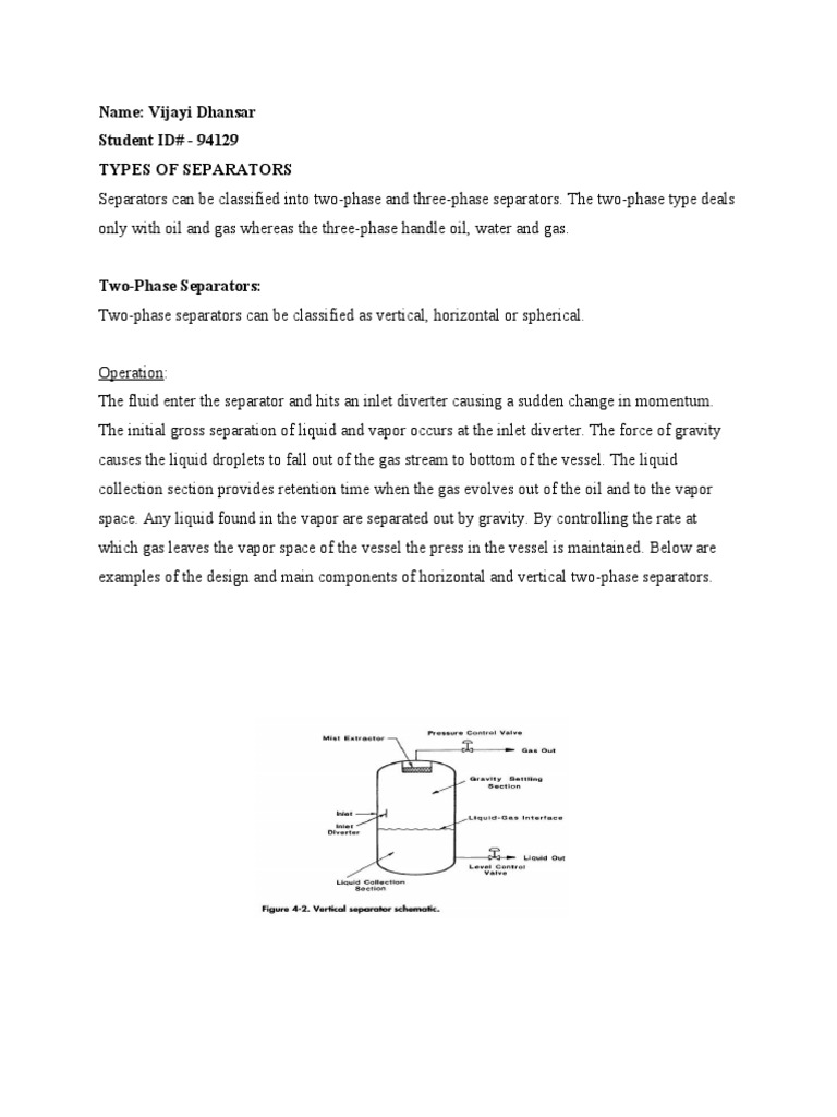 Types of Separators | PDF | Transparent Materials | Nature