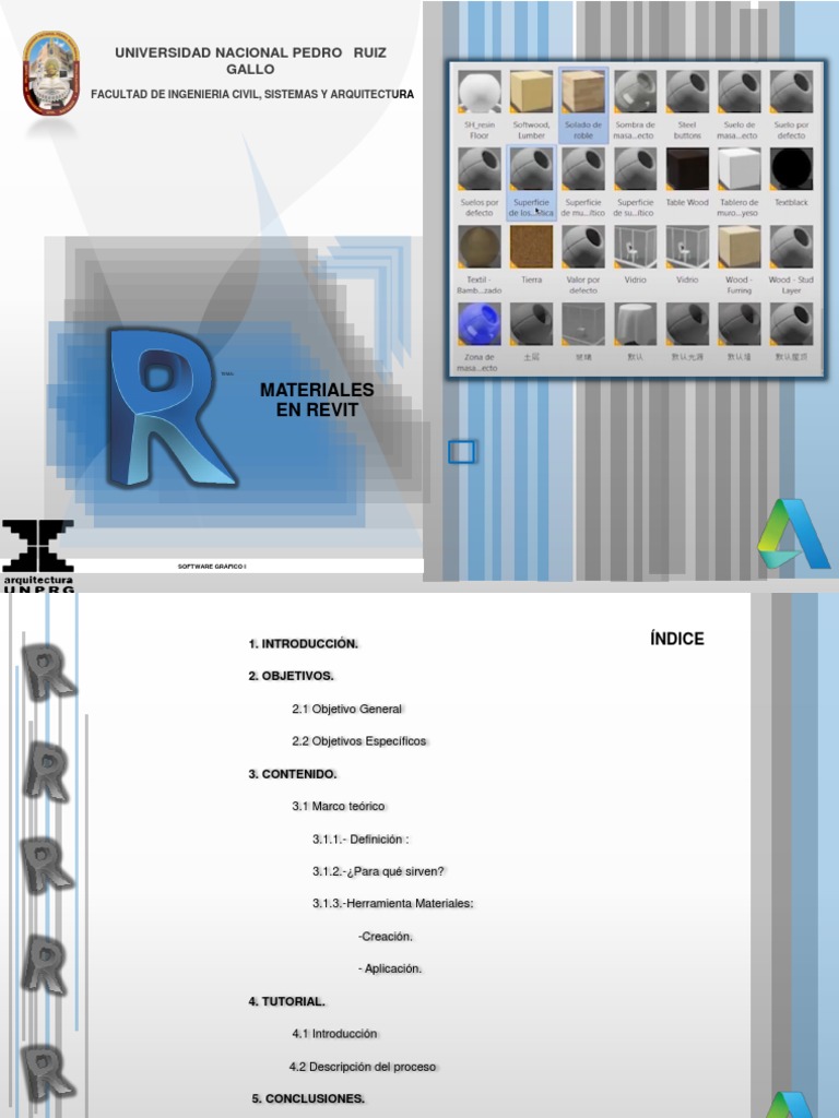Materiales en Revit - Texturas | PDF | modelado 3D | Autodesk Revit