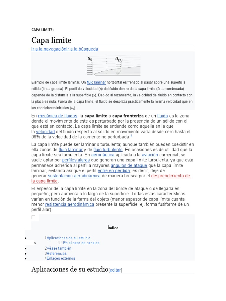 Capa Limite | PDF | Capa límite | Gases