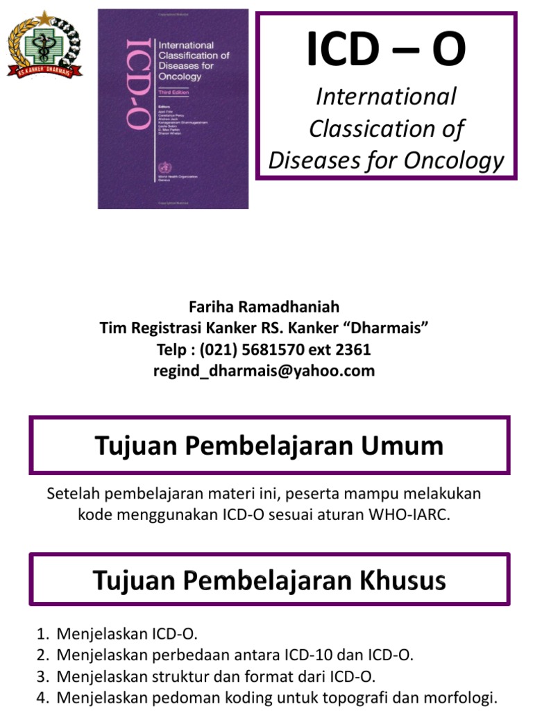 Koding ICD O | PDF