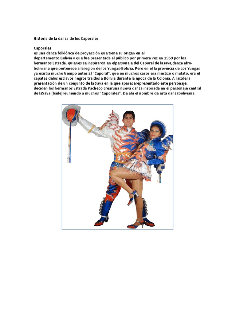 Historia De La Danza De Los Caporales Pdf