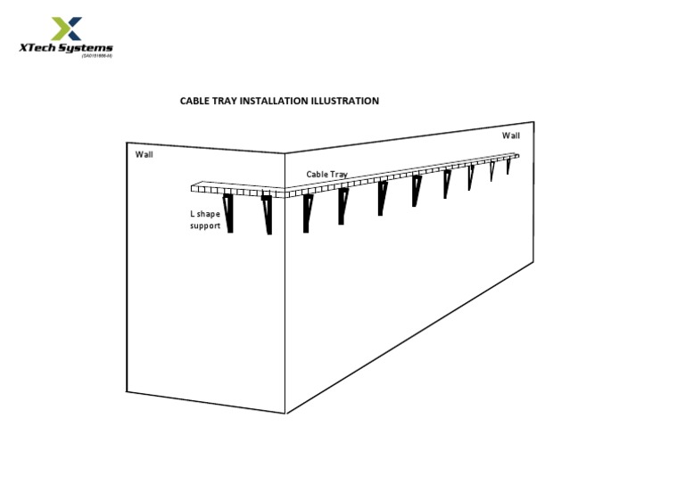 Cable Tray Installation Illustration | PDF