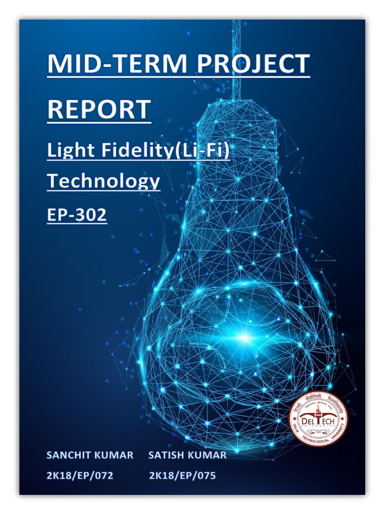 LiFi Project Report | PDF | Orthogonal Frequency Division Multiplexing | Wireless