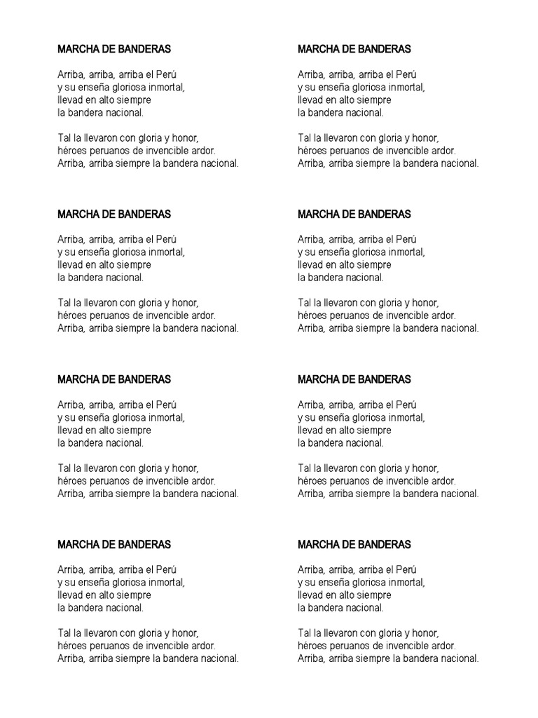 Marcha de Banderas | PDF