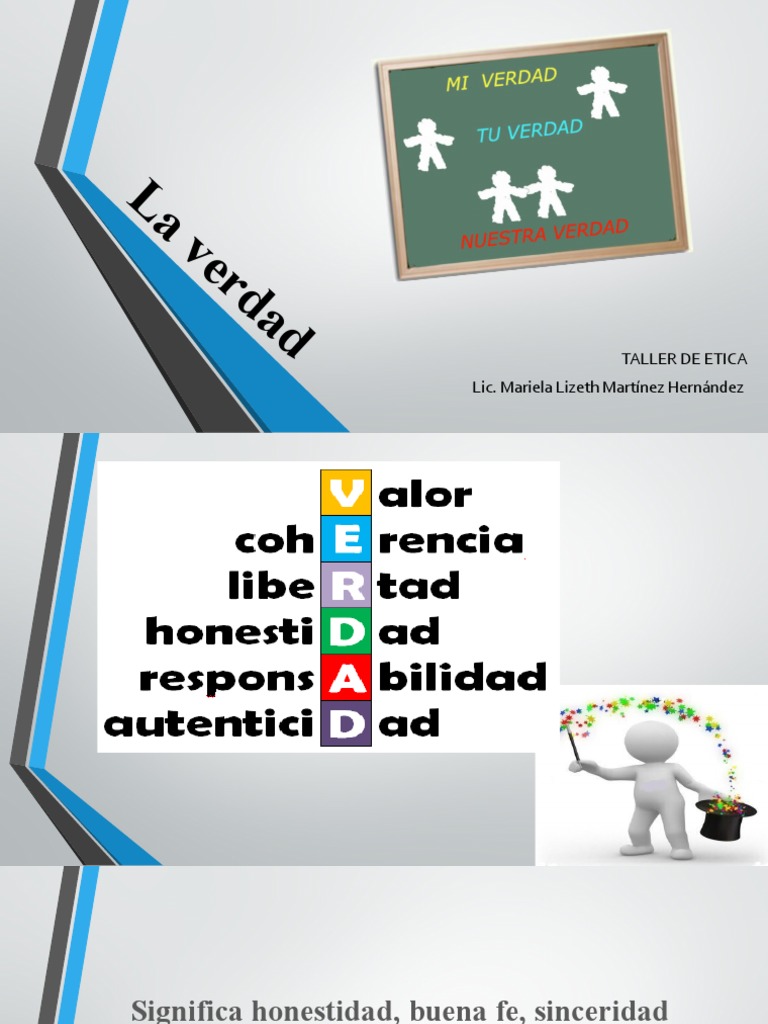 El Valor de La Verdad | PDF | Mentira | Verdad