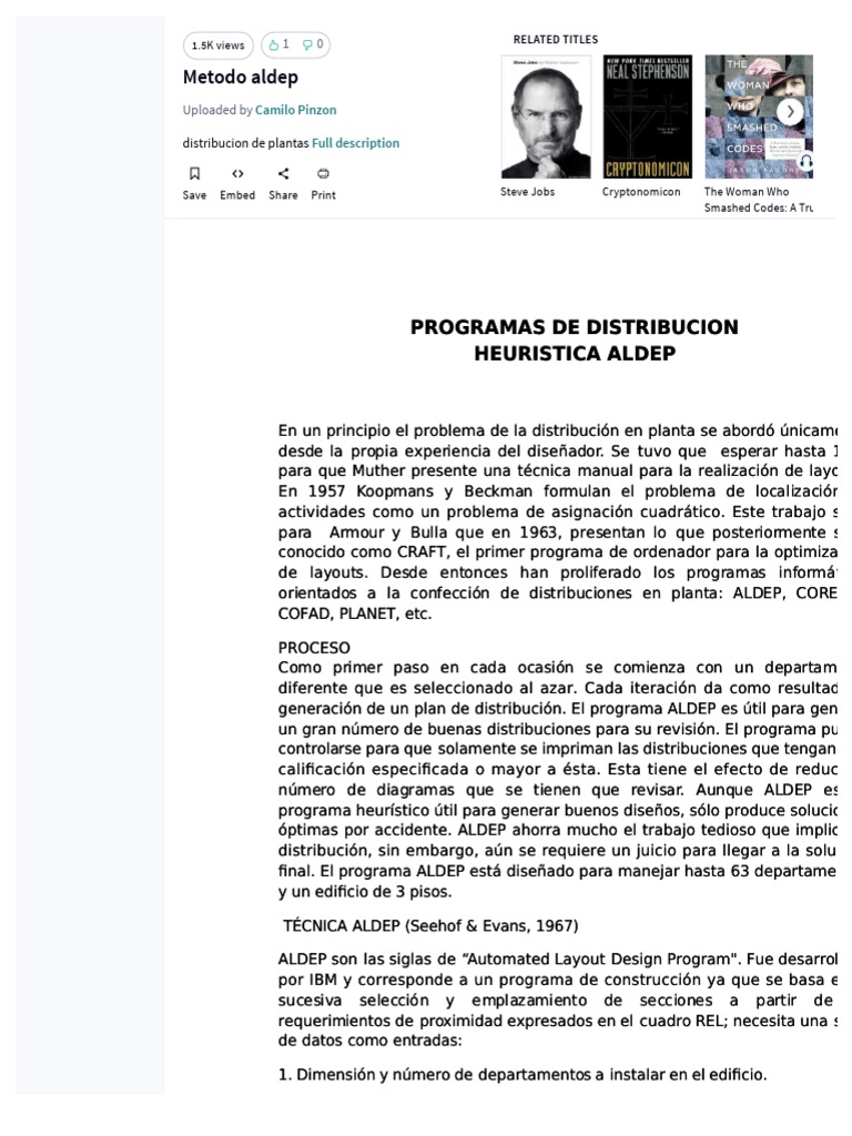 PDF Metodo Aldep - Compress | PDF | Teoría de probabilidad | Teoría ...