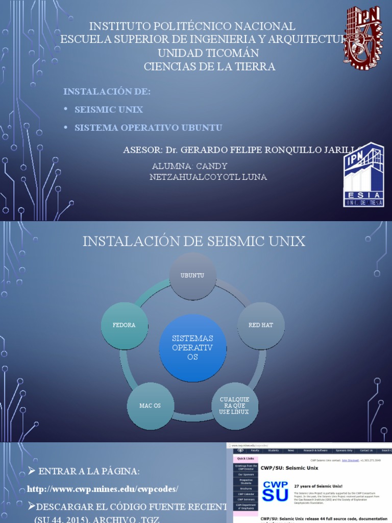 Clase 1 - Instalacion de Seismic Unix | PDF | Archivo de computadora ...