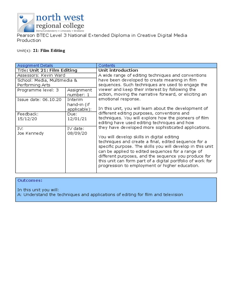 Editing Assignment 1 20 Pdf Communication 5935